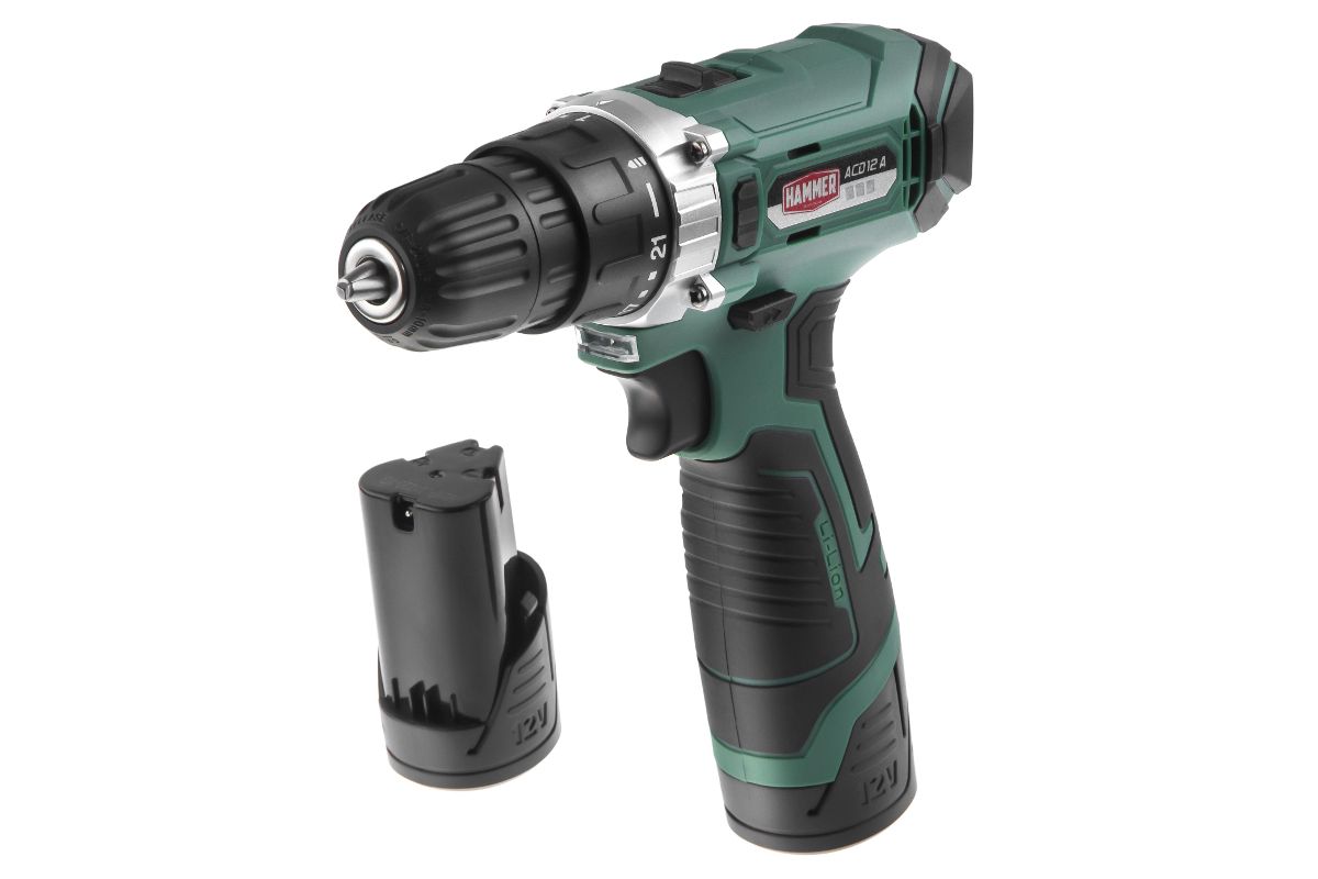 Дрель аккумуляторная HAMMER ACD12A - Hammer Werkzeug S.R.O.